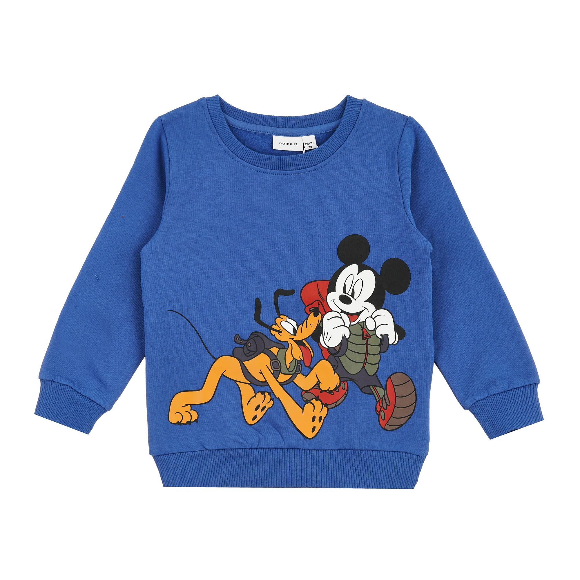 Памучен суитшърт Mickey Mouse, син | market.dir.bg