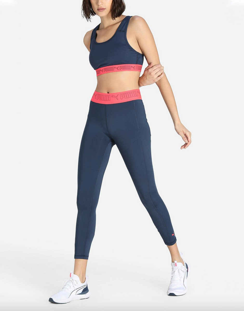 Дамски топ Mid Impact Elastic Padded Bra Blue | Trendo.bg